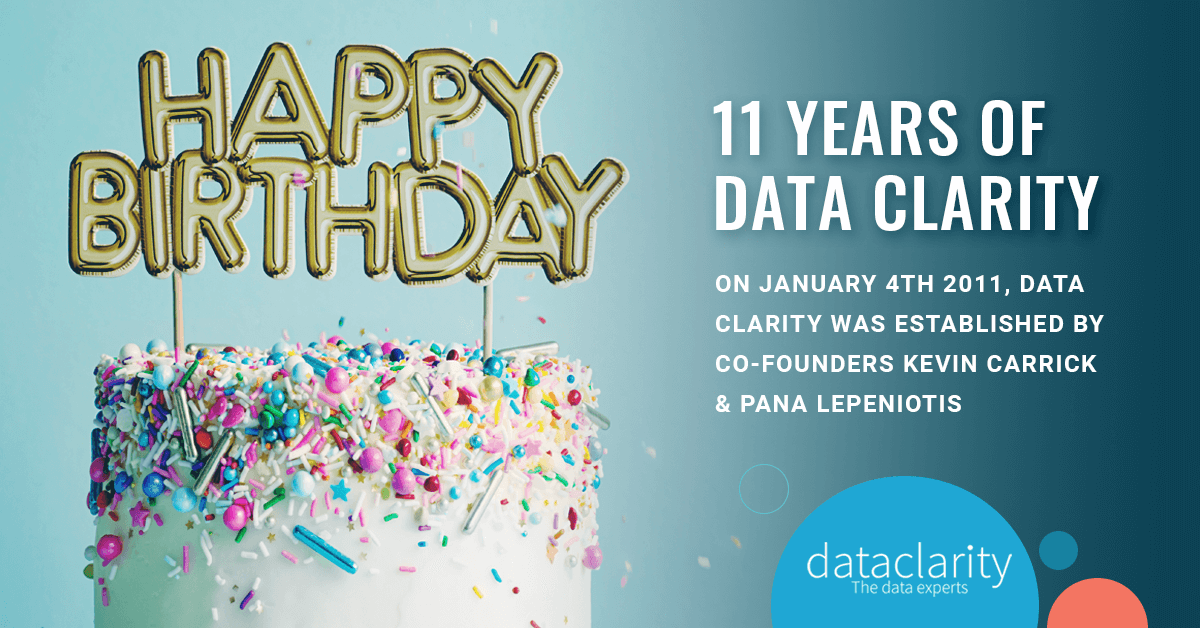 Data Clarity's 11 Year Anniversary - Data Clarity